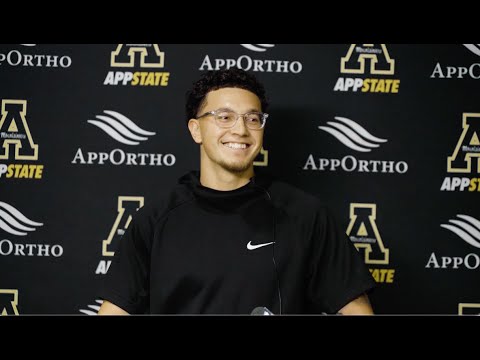 FB: 2024 App State Media Day (QB Joey Aguilar)