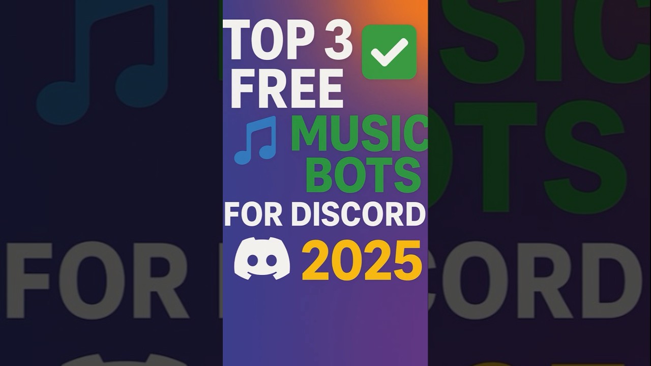 Best Free Discord Music Bots for 2025 🔥 (No Premium!)  #discord