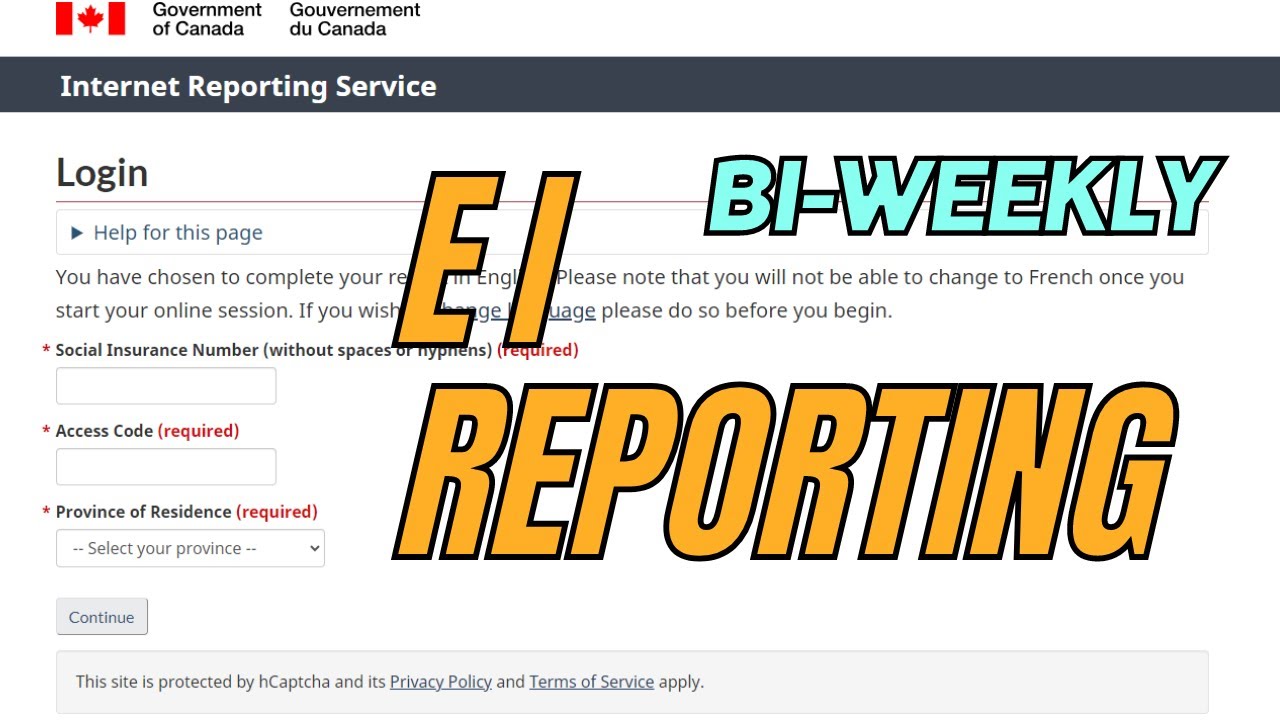 HOW TO SUBMIT BI-WEEKLY EI REPORTING