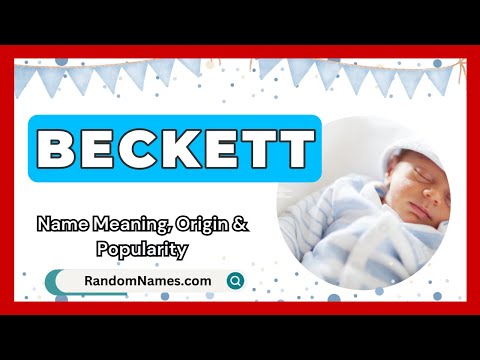 Beckett - Baby Boy Name Meaning, Origin & Popularity - RandomNames.com