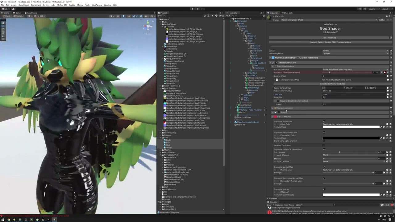Transformation Setup | VRChat Goo Shader 2