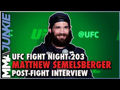 Matthew Semelsberger wants Ian Garry after exciting win | #UFCVegas50