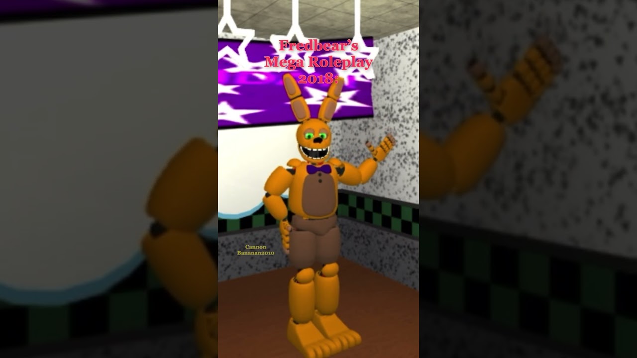 Fredbear’s Mega Roleplay 2025 vs 2018 #roblox #fnaf #nostalgia #fredbear #fnafroleplay