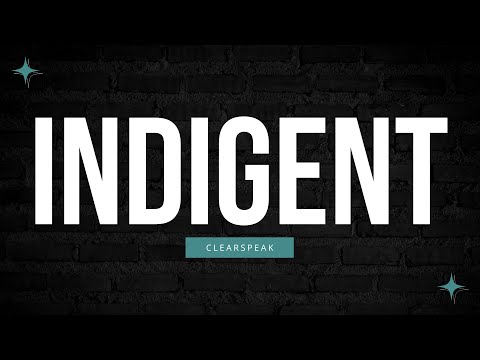 How to Pronounce Indigent in English 2024 (Step by Step)