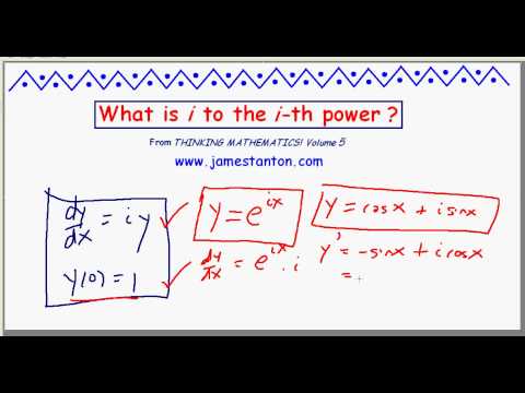 What is i to the i-th power? (JAMES TANTON_MATH)