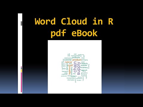 Word Cloud in R for eBook in pdf - Easy Steps for Learning fast