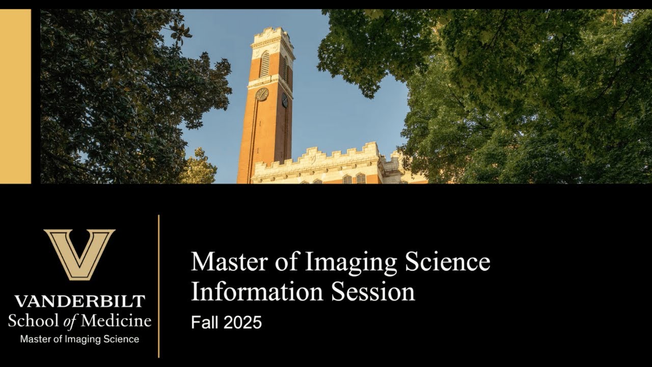VUSM Master of Imaging Science Info Session