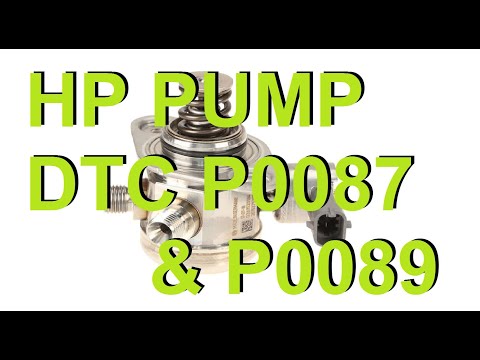 High Pressure Fuel Pump P0089 P0087