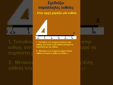 Παράλληλες ευθείες, Κάθετες ευθείες | ΚΑΛΙΤΣΑ