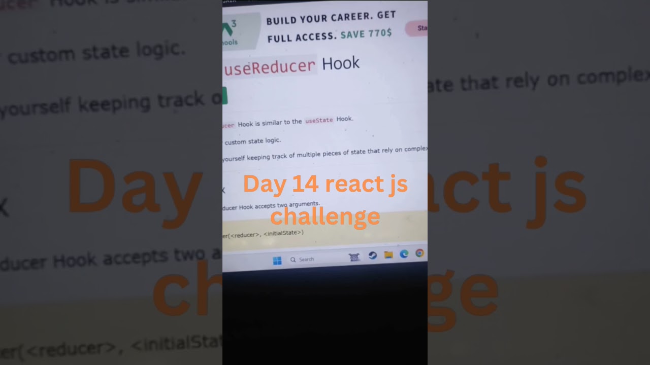 21 days of react js challenge day 14#react #codingdays #reactjs #windows #coder #100daysofcoding