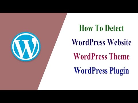 How To Detect WordPress Website ✪ Wordpress Theme ✪ WordPress Plugin