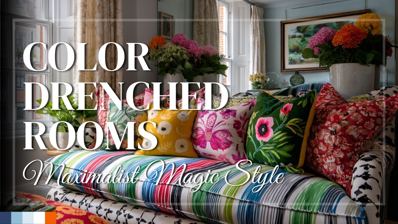 Maximalist Small Apartment Ideas That Feel Opulent and Bold 🌿 Color-Drenched Rooms You'll Adore