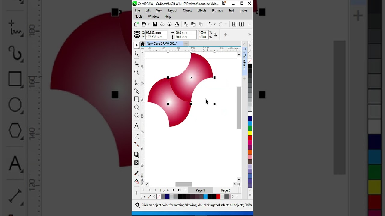 Corel DRAW tutorial patterns  design patterns  vector shapes  Circles  #logo   #designer #shorts