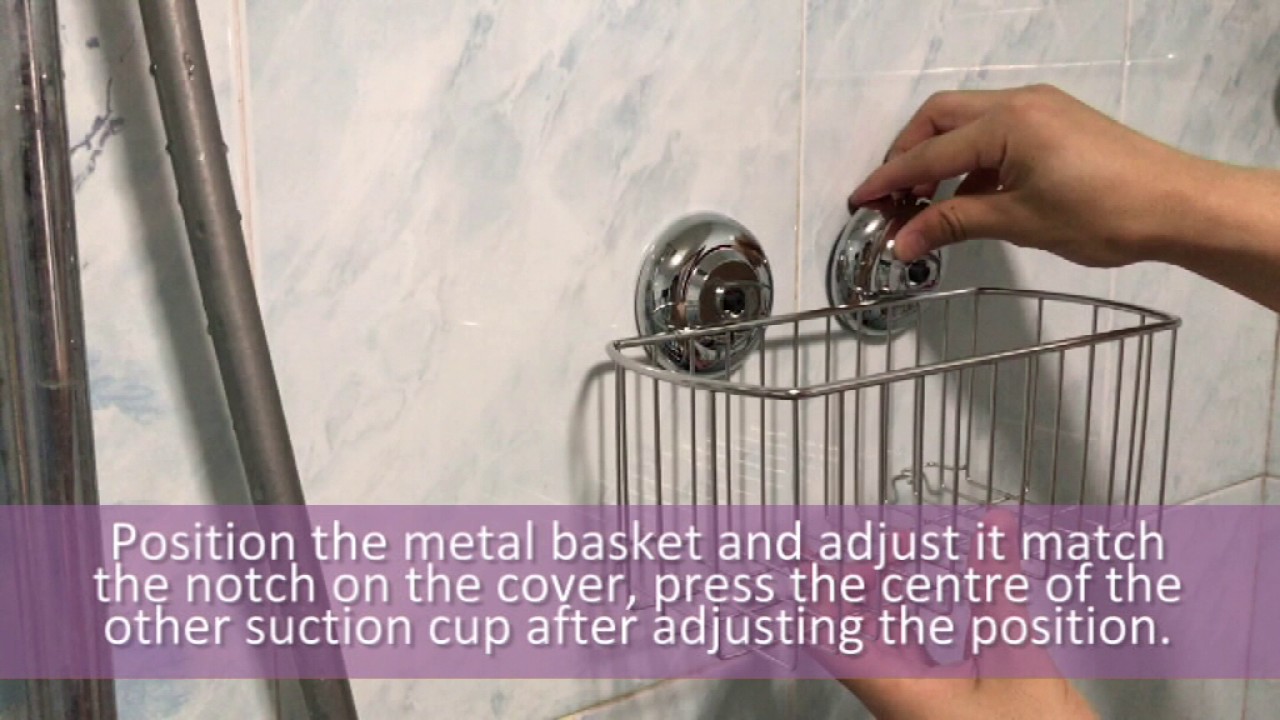 MaxHold Suction Cup Installation - Rectangular Basket