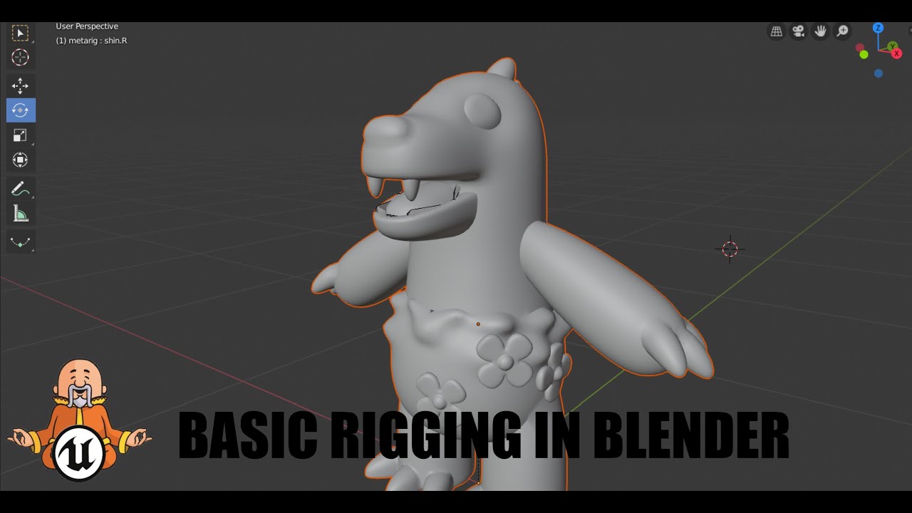 Basic Character Rigging - Blender 2.80V Tutorial