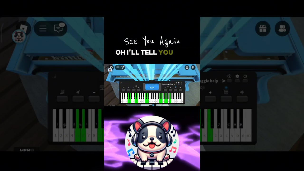 Roblox  Auto Play Piano Tool  《See You Again》