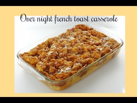 overnight french toast casserole