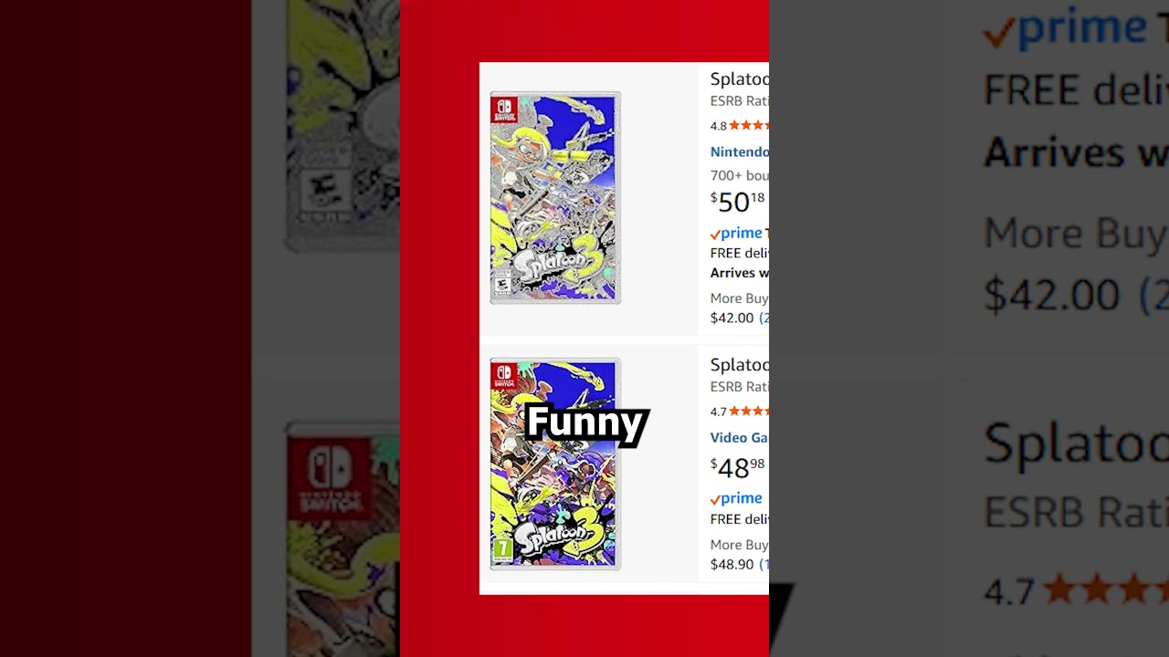 Amazon Changed Splatoon 3's Box Art!? #nintendo #splatoon3 #splatoon