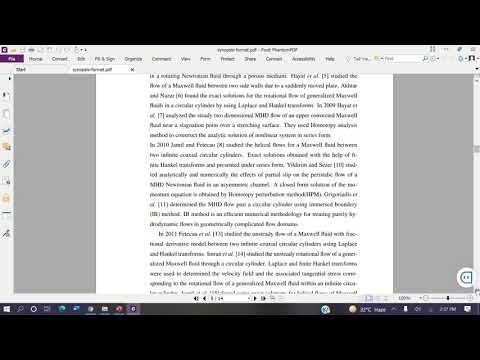 Lecture 1 GCUF Synopsis For M Phil and PhD