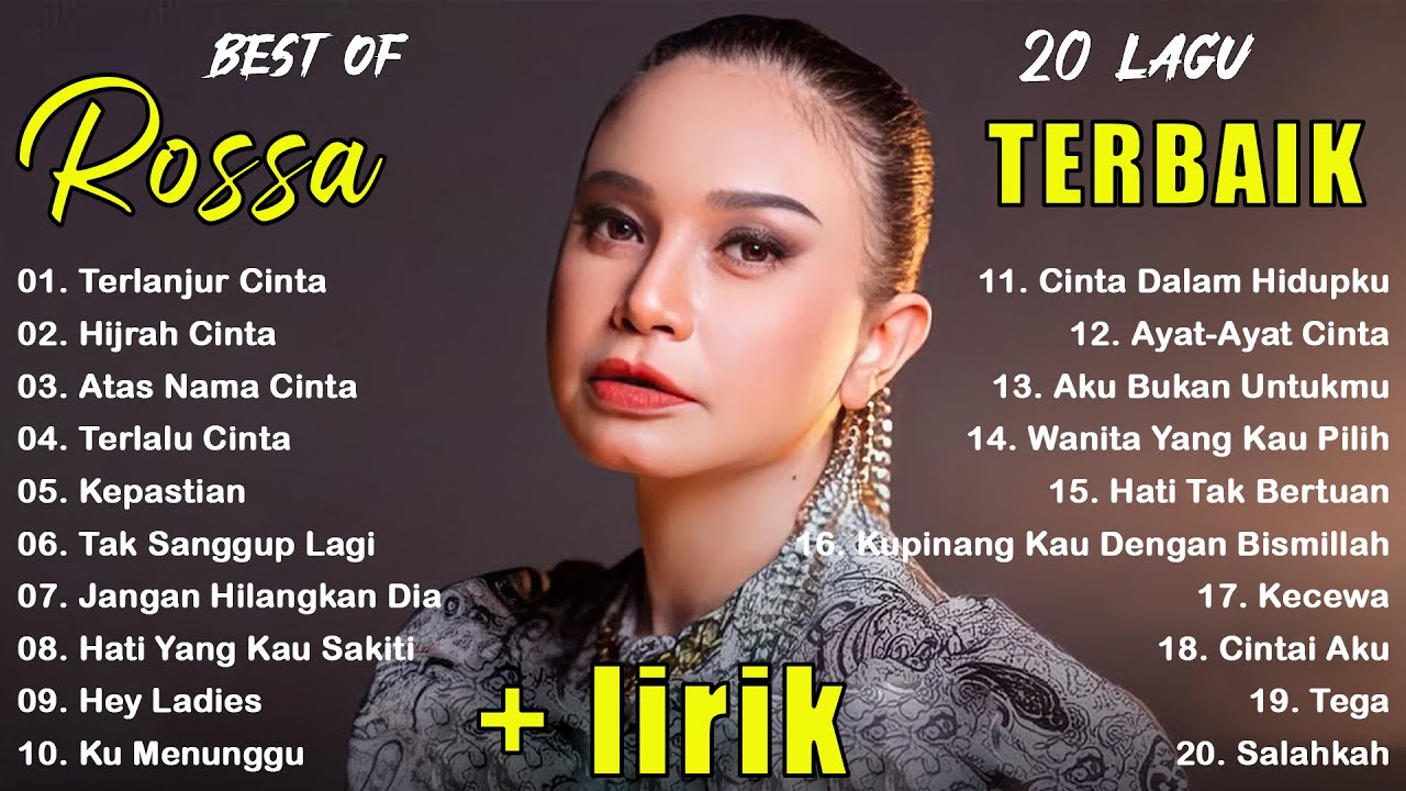 ROSSA FULL ALBUM PILIHAN TERBAIK - KUMPULAN LAGU ROSA TERBAIK VIRAL TIKTOK TERBARU 2024 - LAGU POP