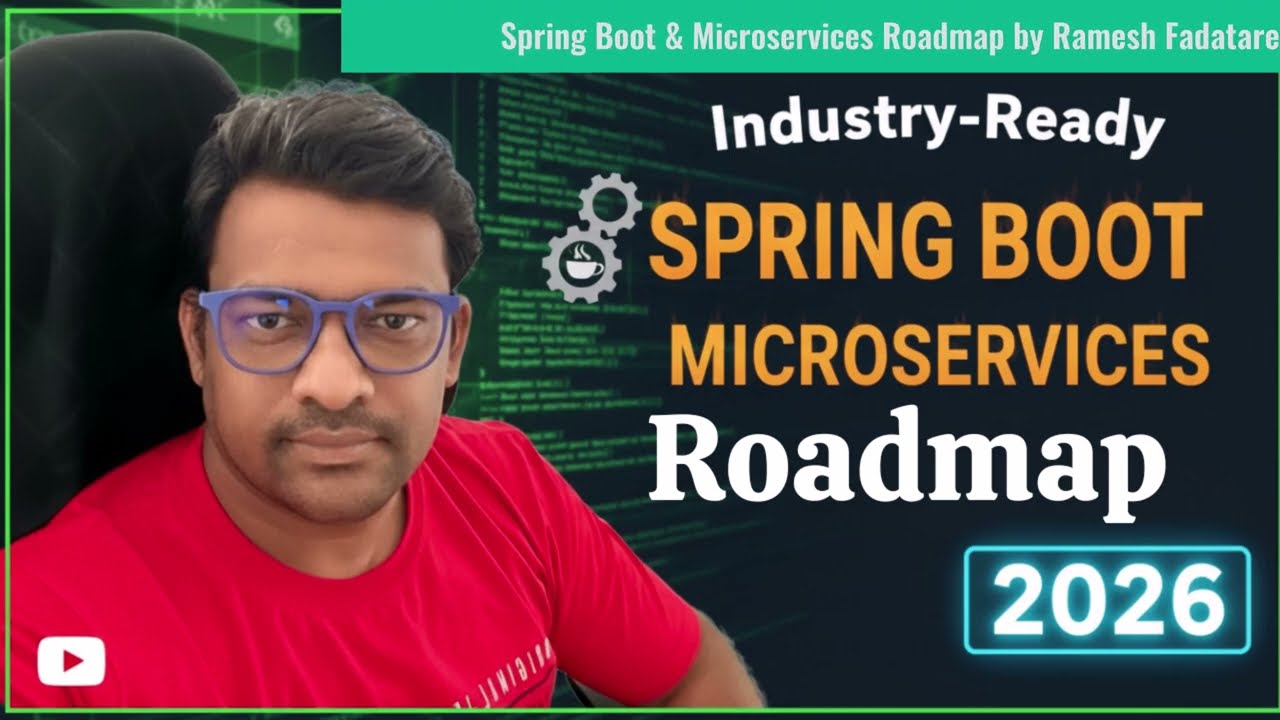 Spring Boot and Microservices Developer Roadmap 2026 | Complete Java Backend Roadmap for 2026