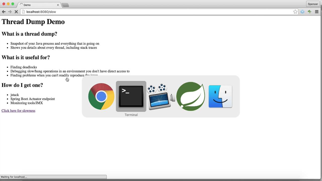 How to use Java thread dumps