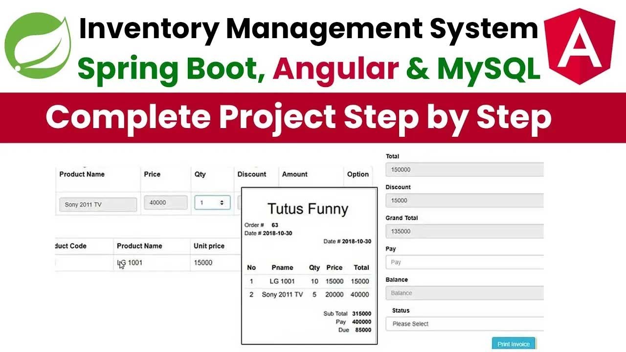 Build POWERFUL Inventory System with Spring Boot and Angular!