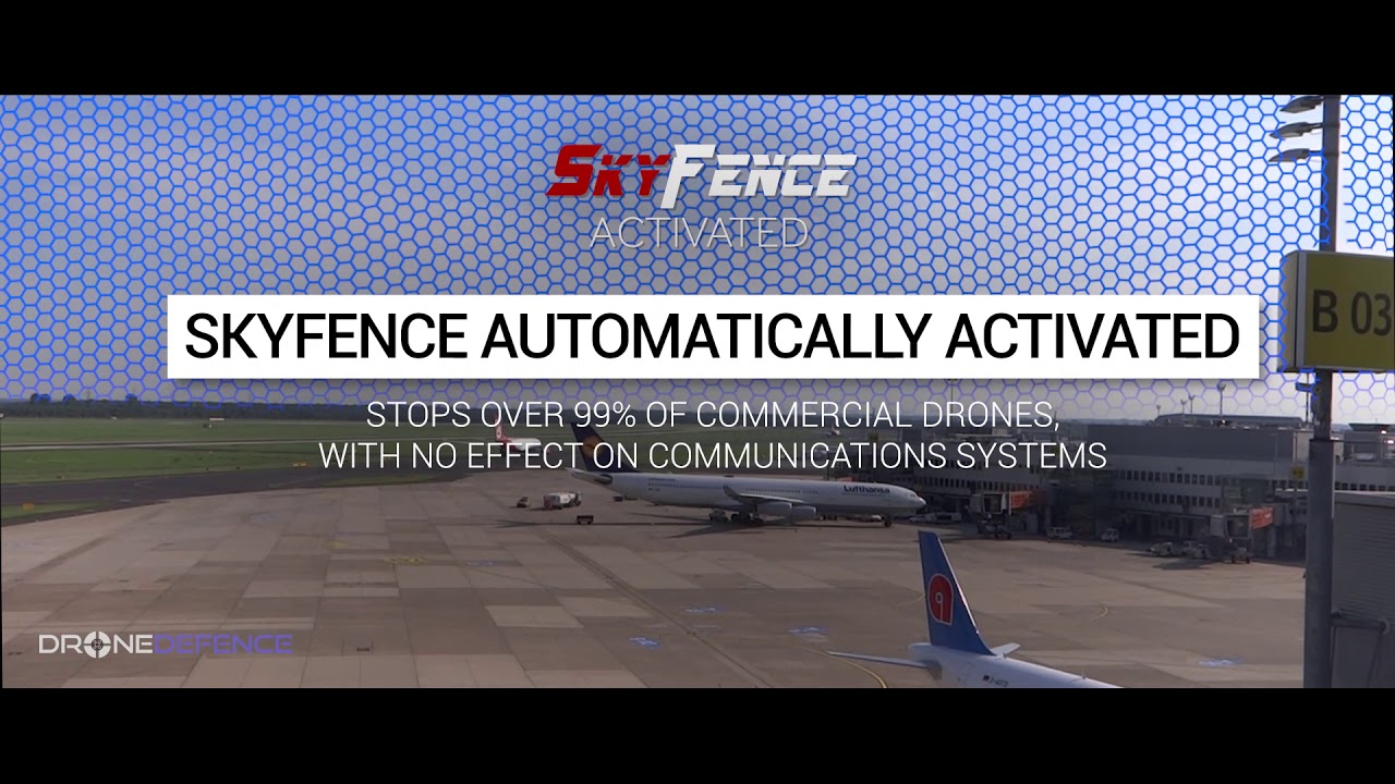 SkyFence™ Drone Defence System - Protecting Airports