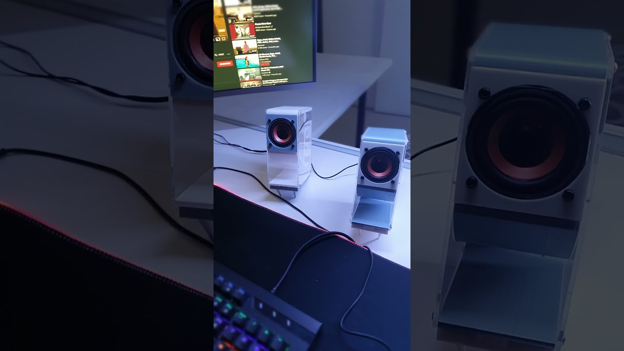 3D printed back Horn speakers