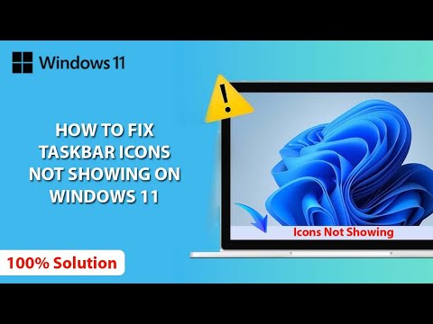 How to Fix Taskbar Icons Not Showing 2024 | Windows 11 Taskbar Icons ...