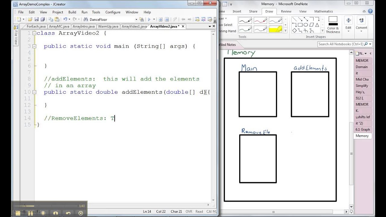 Arrays and Methods 1