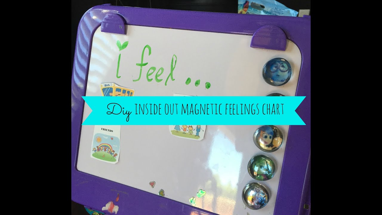 DIY Inside Out Magnetic Feelings Chart