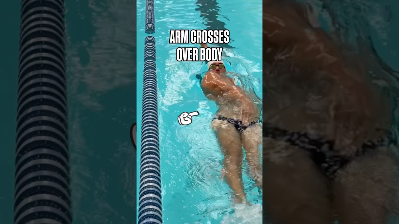 Experimenting With My Backstroke Breakout #swimming #swimmer #swim