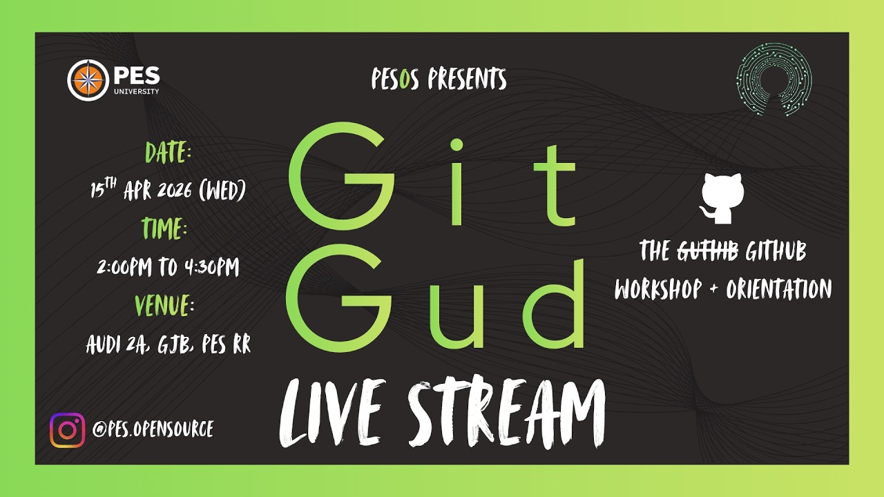 PES Open Source: GitGud Hands-on workshop, 15/04/2026