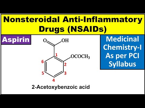 NSAIDs structure and IUPAC names Nonsteroidal Anti-inflammatory Drugs
