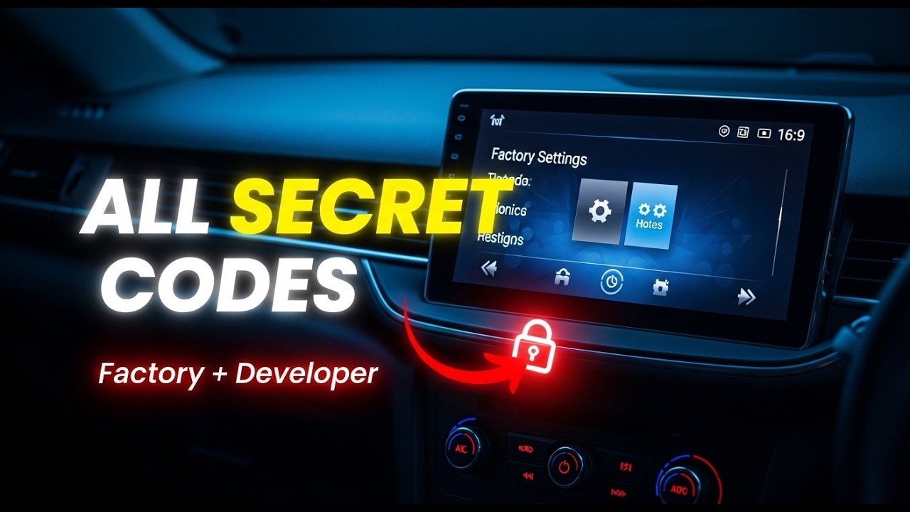 All Secret Codes for Android Head Units 🔐 Factory Passwords 2026