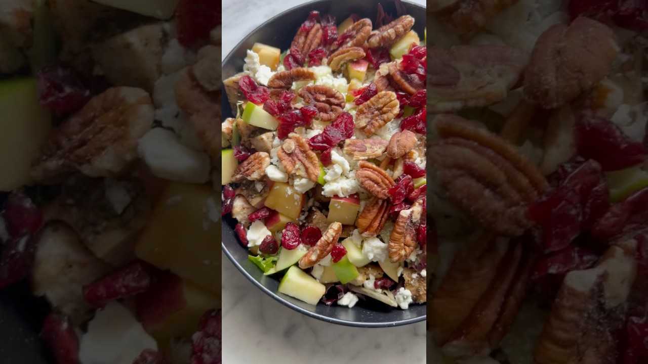 Wendy’s Copycat Apple Pecan Chicken Salad! #cooking #mycooking #recipe #saladrecipe