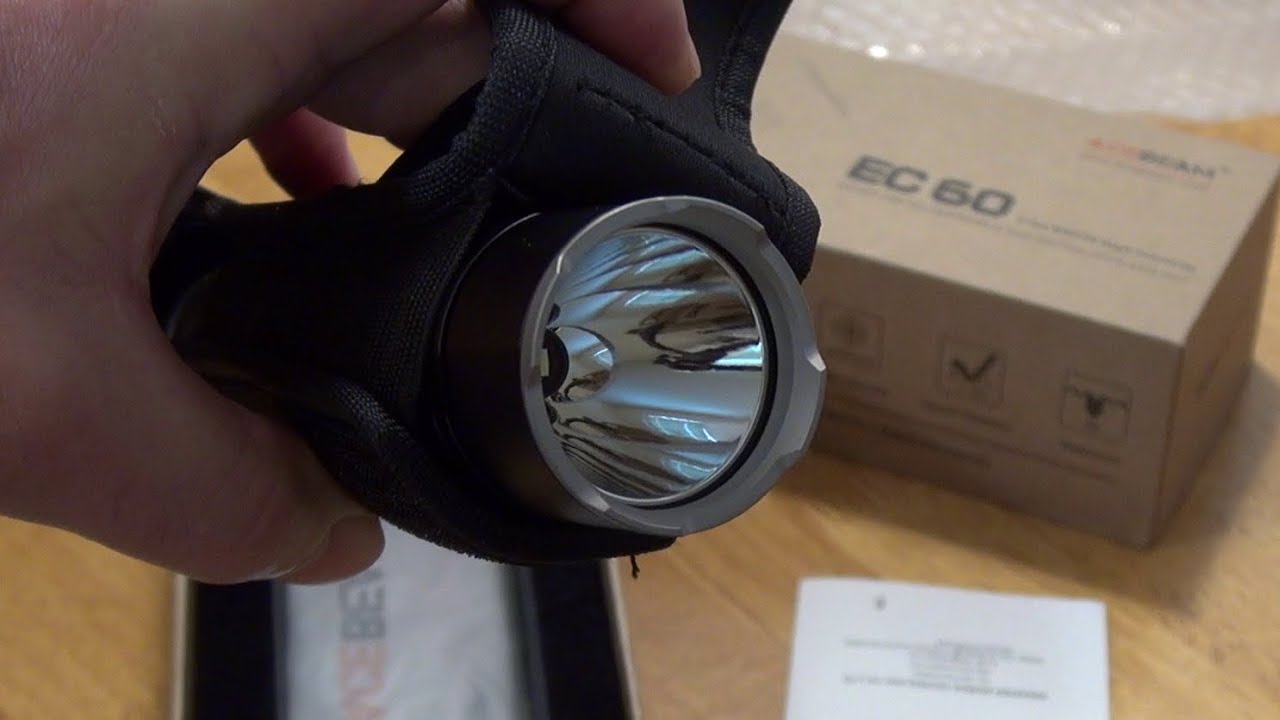 Acebeam EC60 Review Video and Comparison Small Throwers/High Lumen Single Cellers - LED ...