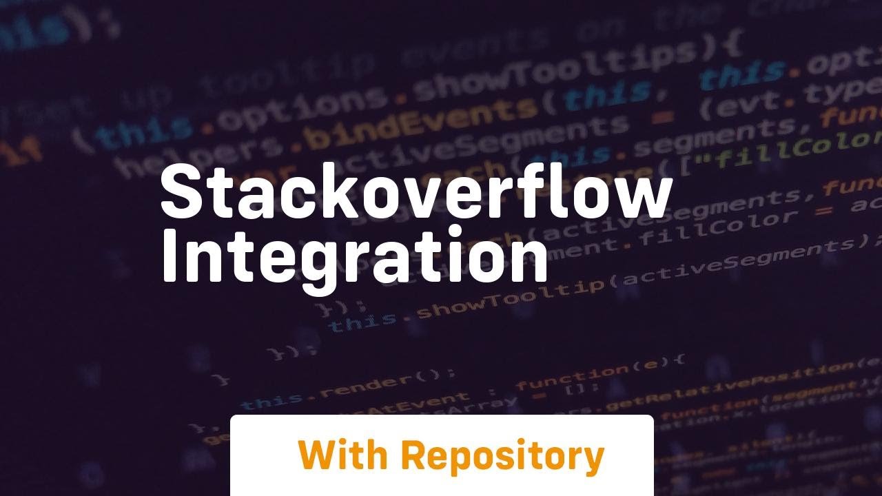 stackoverflow integration