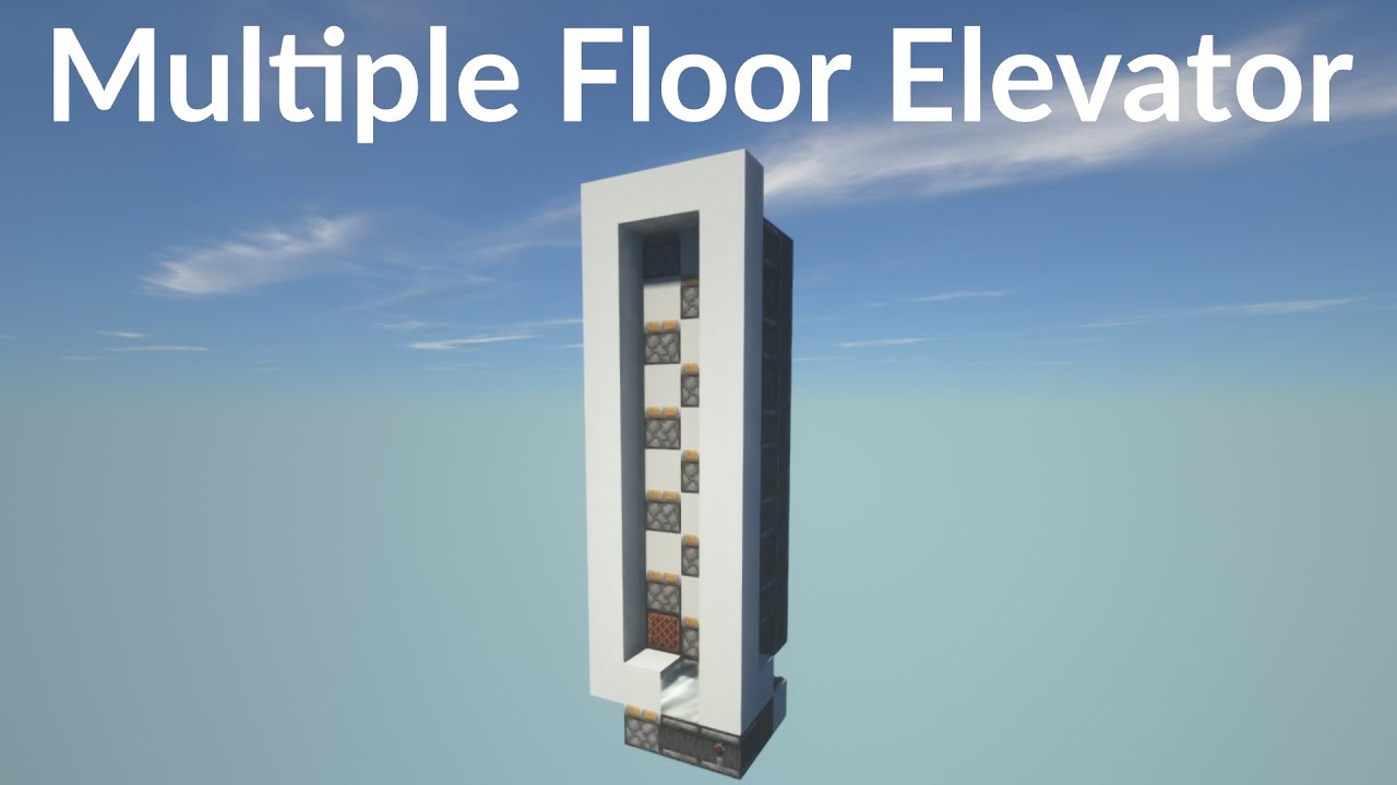 Minecraft Java | Multi Floor Elevator Tutorial