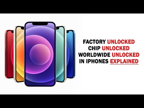 Factory unlocked, chip unlocked and worldwide unlocked in iPhones explain