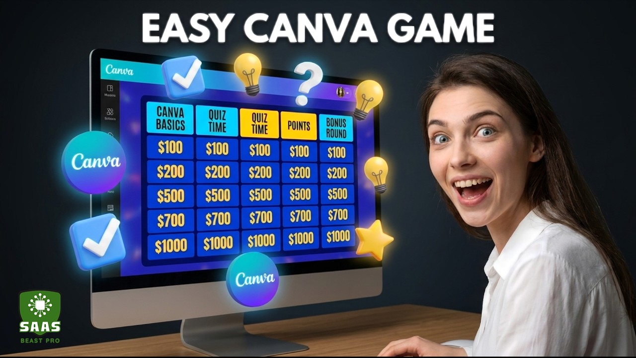 How To Make A Jeopardy Game On Canva - Full Tutorial