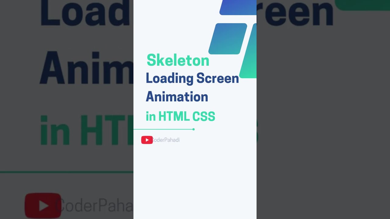 Create Skeleton Screen Loading Animation using HTML CSS | Get Free Source Code