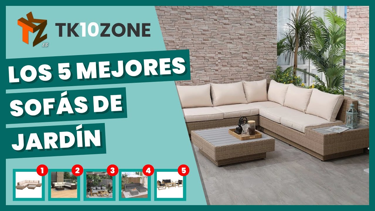 Los 5 mejores sofás de jardín