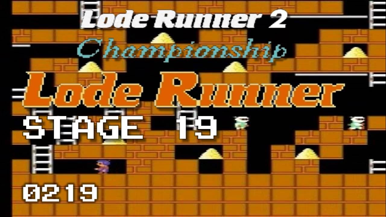 Lode Runner 2 - Stage 19 [0219]