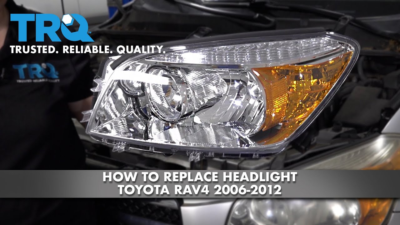 How To Replace Headlights 2006-2012 Toyota Rav4