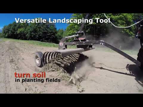 48 Inch Tow Behind Landscape Rake