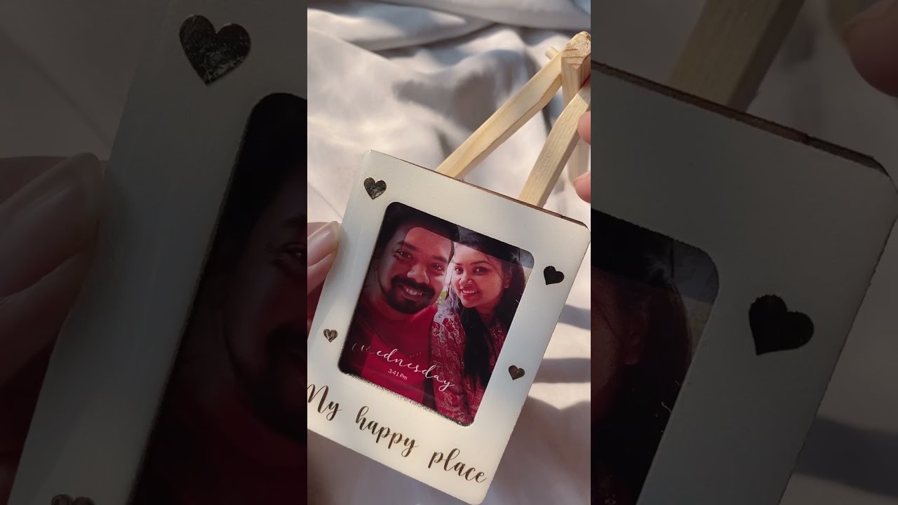 Polaroid frame I Gift ideas I Personalised Gift I Couple Gift I Gift For Girlfriend #short