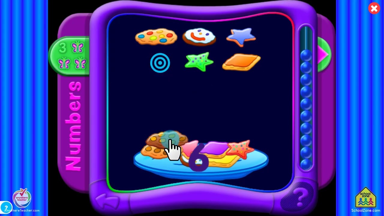 Flash Action Numbers on Anywhere Teacher - Fun Learning Game Teaches the Basics!