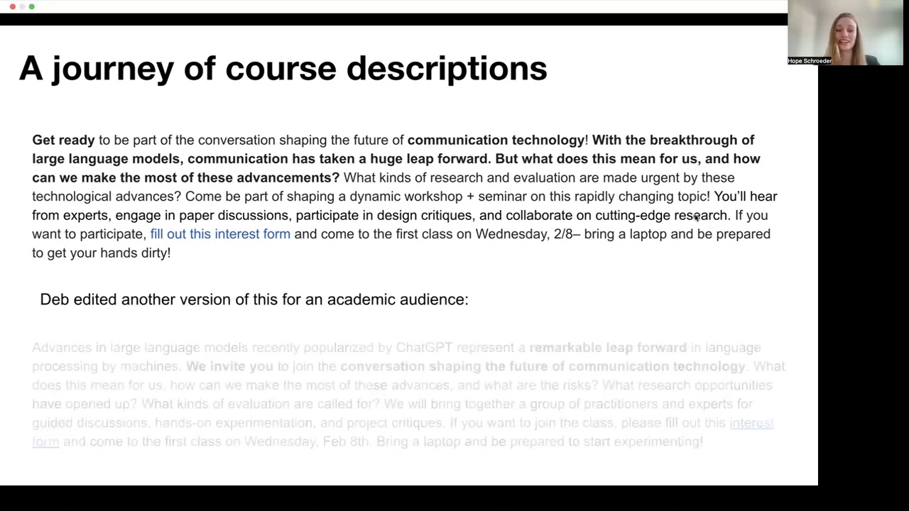 Course Intro - Generative AI for Constructive Communication